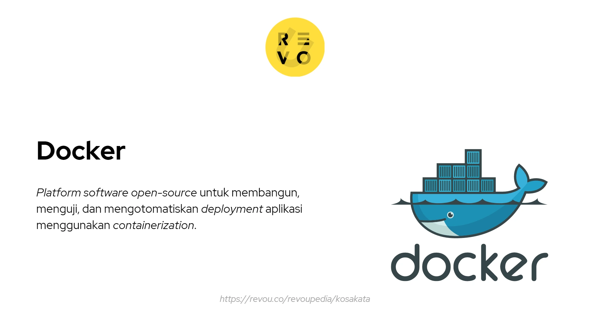 Apa itu Docker? Arti, Fungsi, Contoh, FAQs 2025 | RevoU